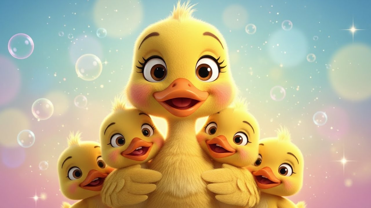 Splash Splash! Dudi Dudi Dam – Magical Duck Song for Kids 🦆🌈 Dudi dudi ...