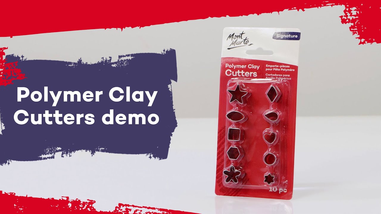 Polymer Clay Cutters demo - YouTube