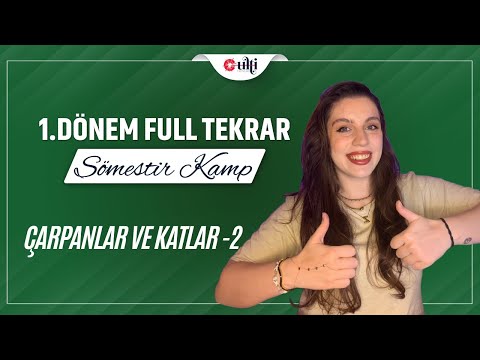 8. Sınıf Matematik - Çarpanlar ve Katlar 2  | LGS Sömestr Kampı