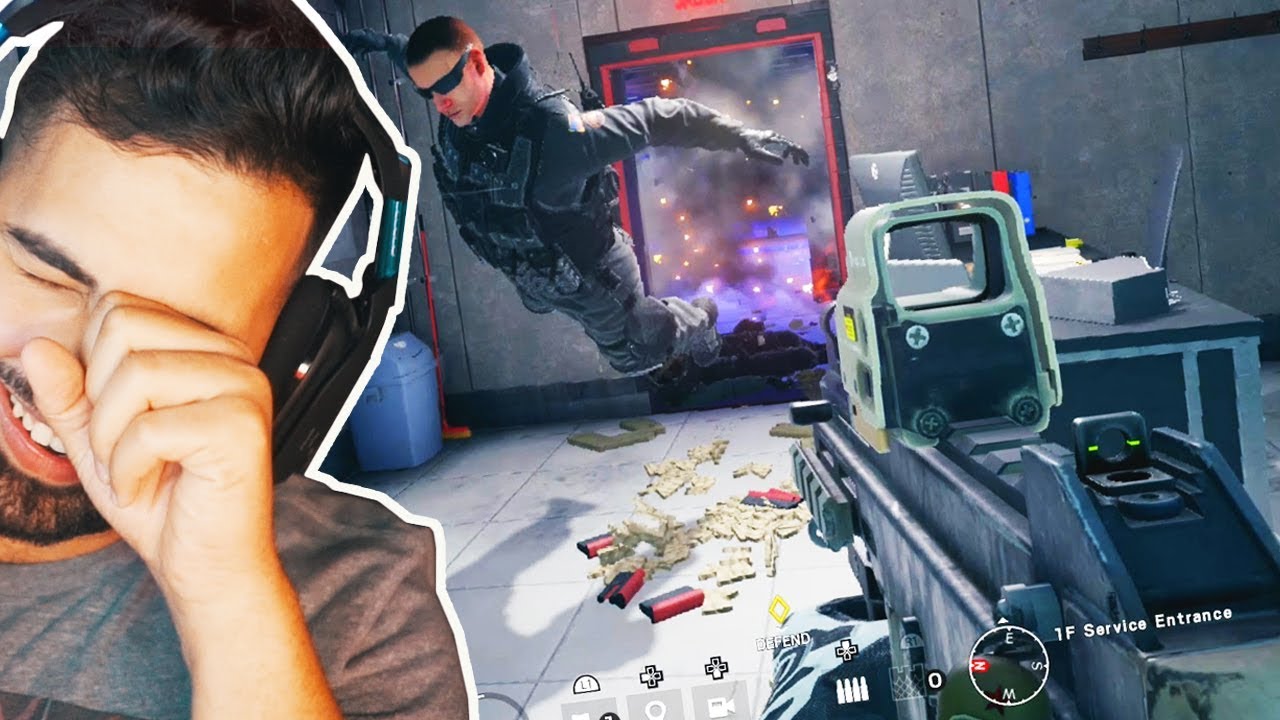 First time playing CASTLE - Rainbow Six Siege - YouTube