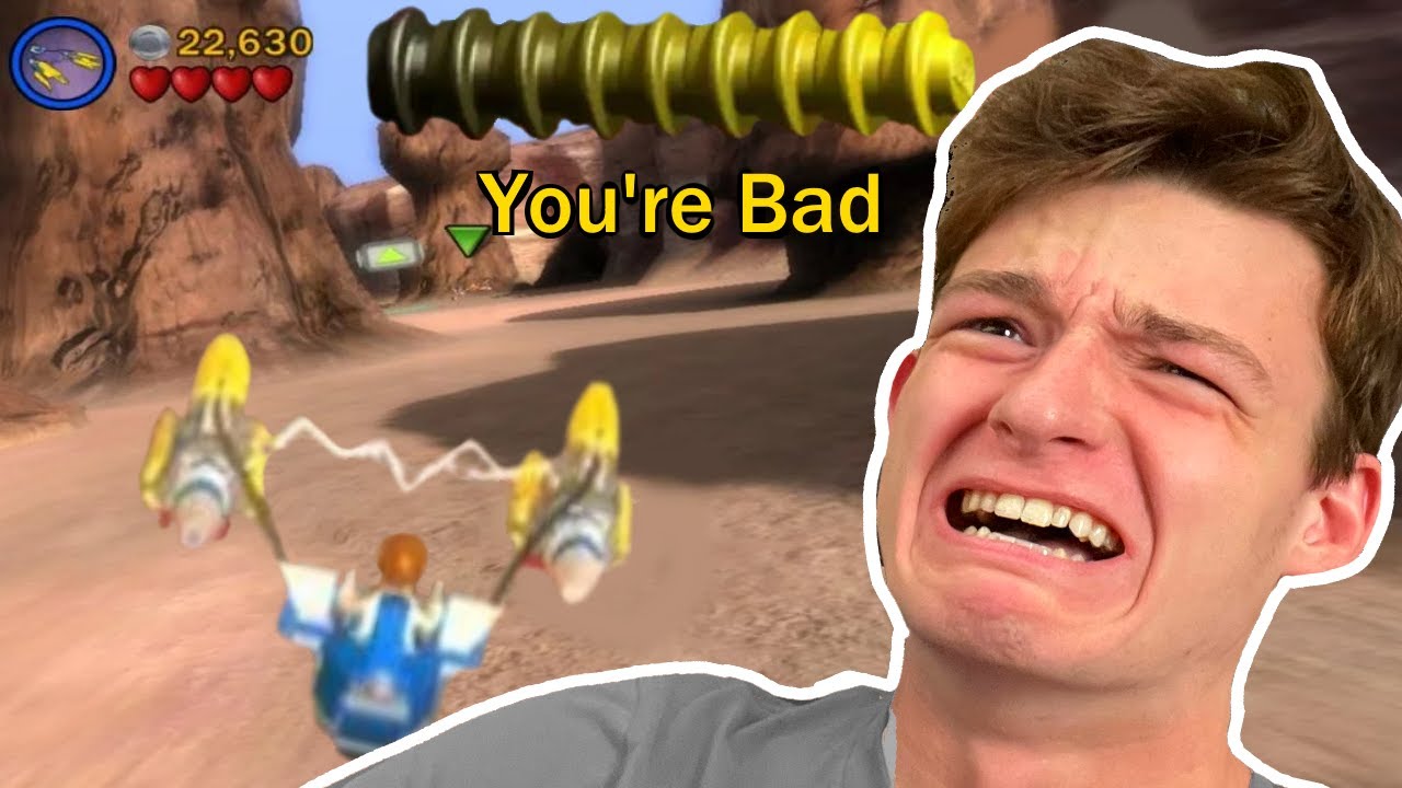 KID RAGES AT PODRACING (FREAKS OUT) - YouTube