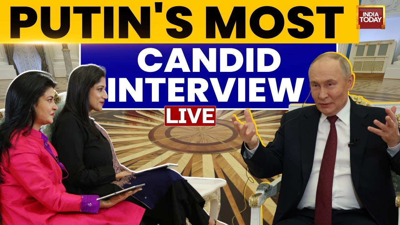 Putin Interview on India Today LIVE | Putin Speaks to India Today LIVE ...
