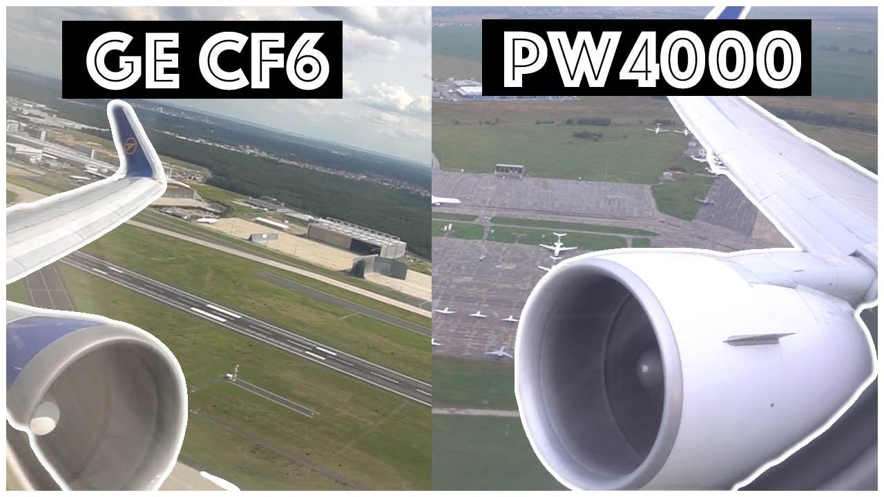 BOEING 767 ENGINE BATTLE! CF6 vs PW4000! Choose Your Favorite! - YouTube