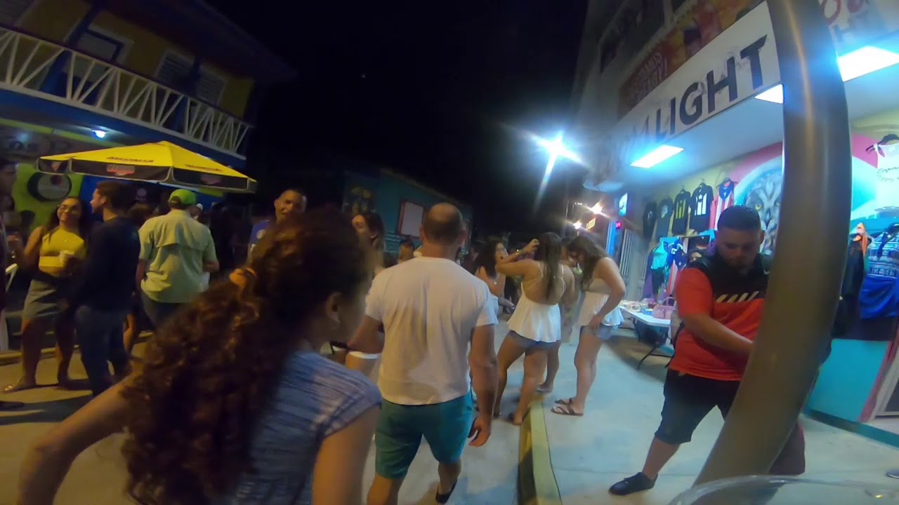 Boqueron, Puerto Rico Night Life - YouTube