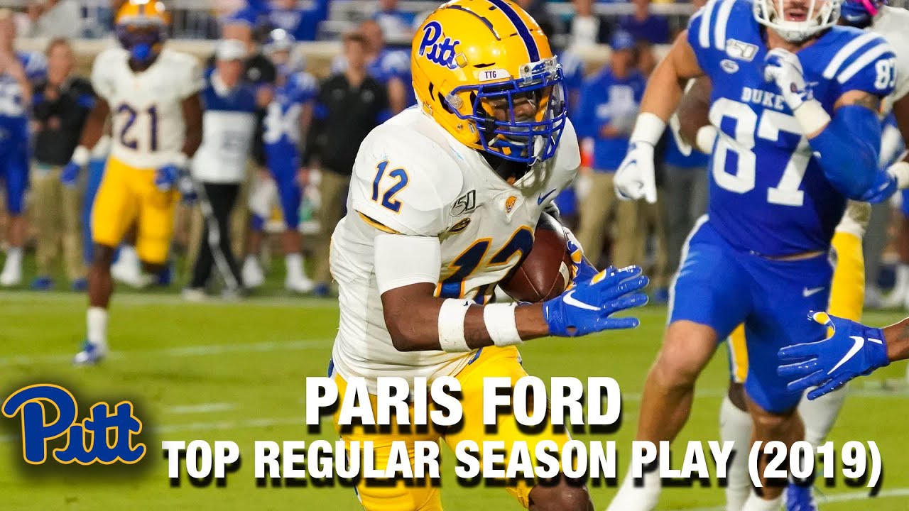 Pittsburgh DB Paris Ford | 2019 Top Regular Season Play - YouTube