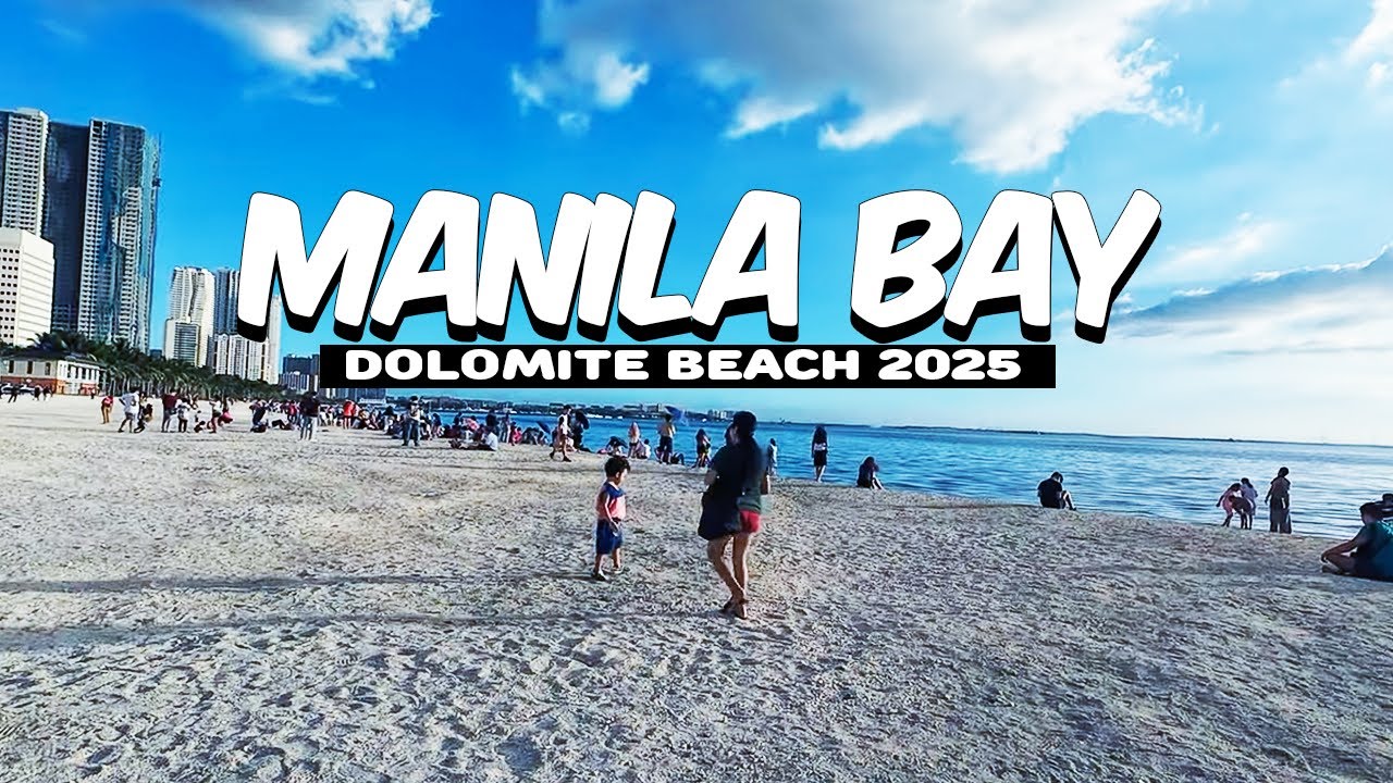 Manila Bay DOLOMITE BEACH 2025 - EVERYONE IS ENJOYING THE SAND AND THE ...
