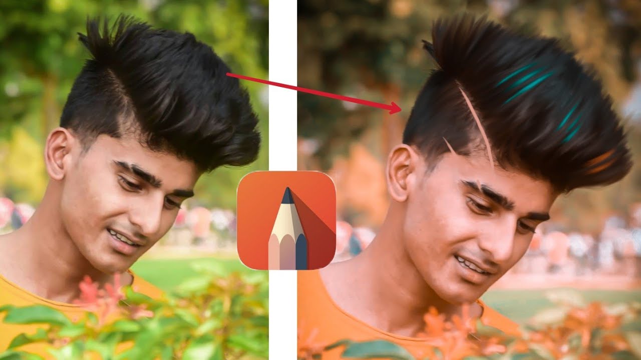Autodesk Sketchbook Hair Editing New Hair Editing 2020 Tutorial Youtube