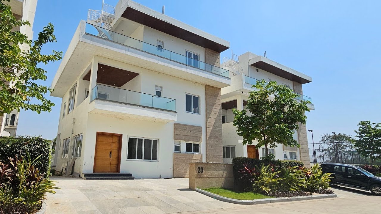 435 SqYards Villa For Sale In Gated Community Hyderabad Gachibowli ...