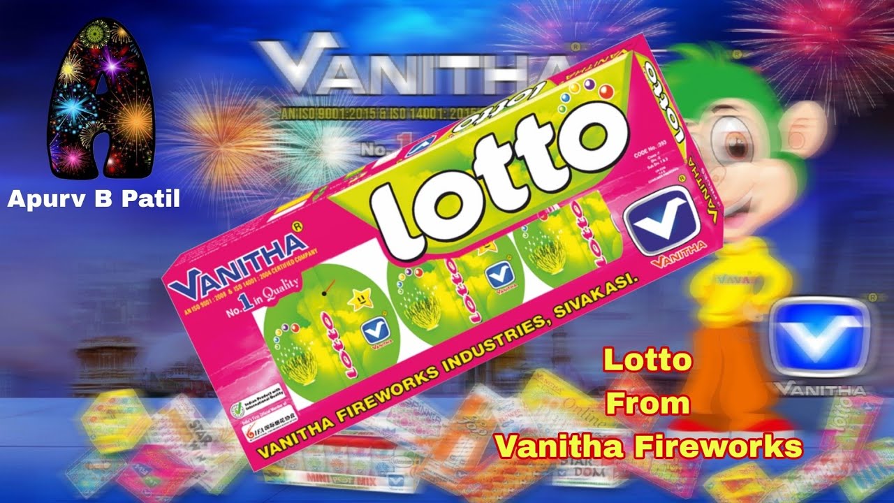 Lotto from Vanitha Fireworks - Cold Pyro Lotus Wheel - YouTube