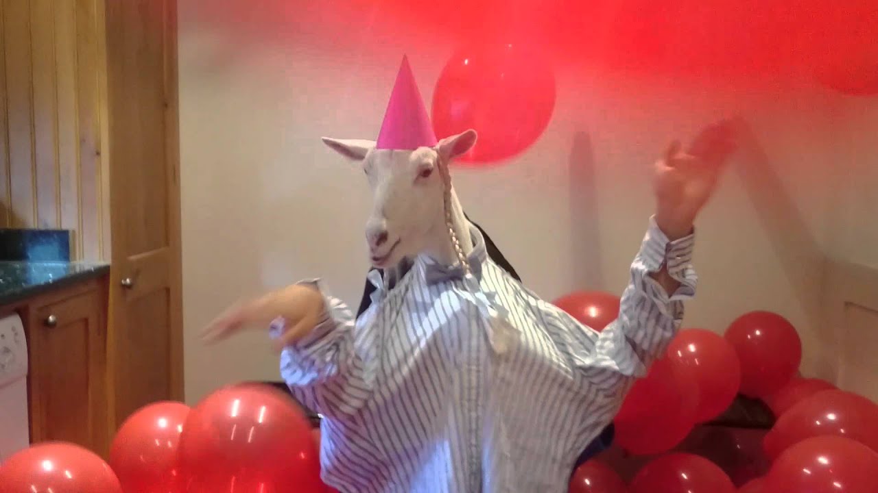Goat vs Balloons - YouTube