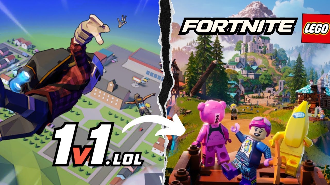 A 1V1.LOL PLAYER TRIES THE NEW LEGO FORTNITE UPDATE (LEGO PART 1) - YouTube