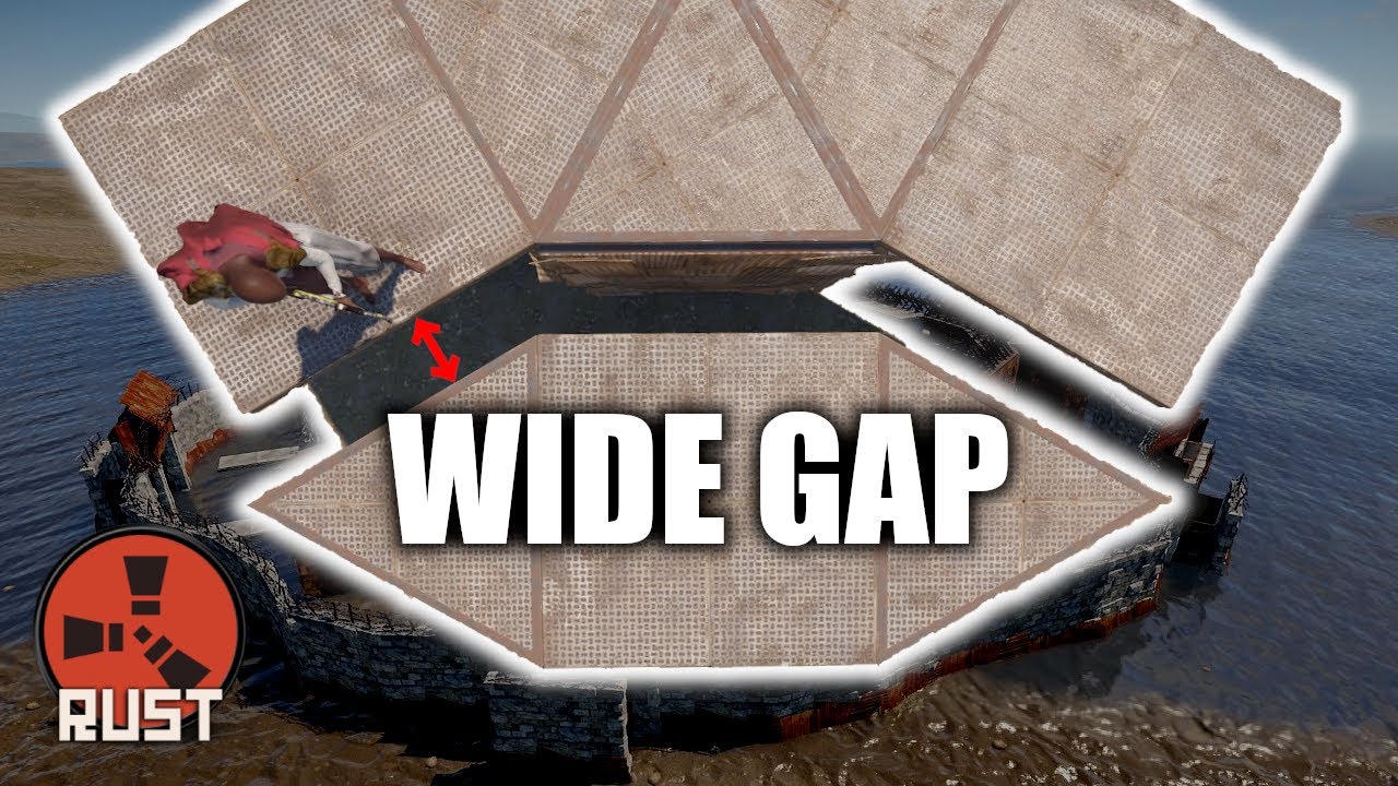 【Rust】ワイドギャップの簡単な作り方【これであなたの拠点も迎撃最強になります】 - YouTube