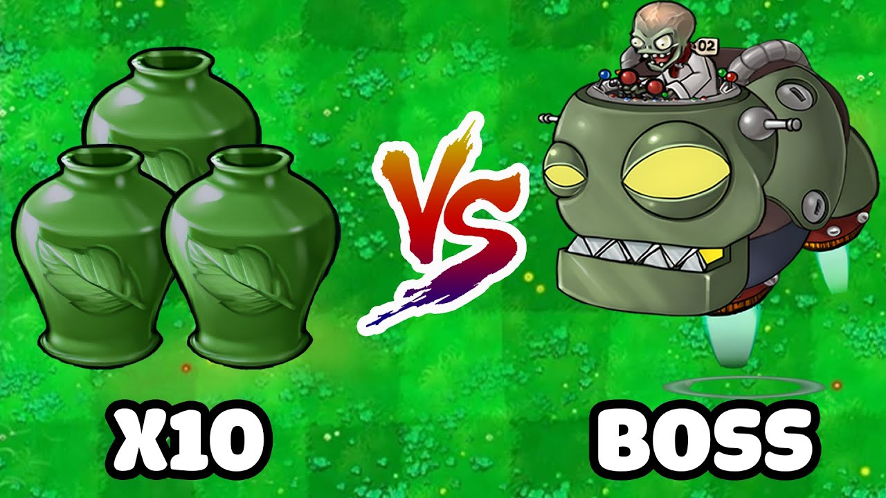 10 PLANT VASES vs EDGAR II, Who Will Win? PVZ Hybrid Challenge V3.0 ...