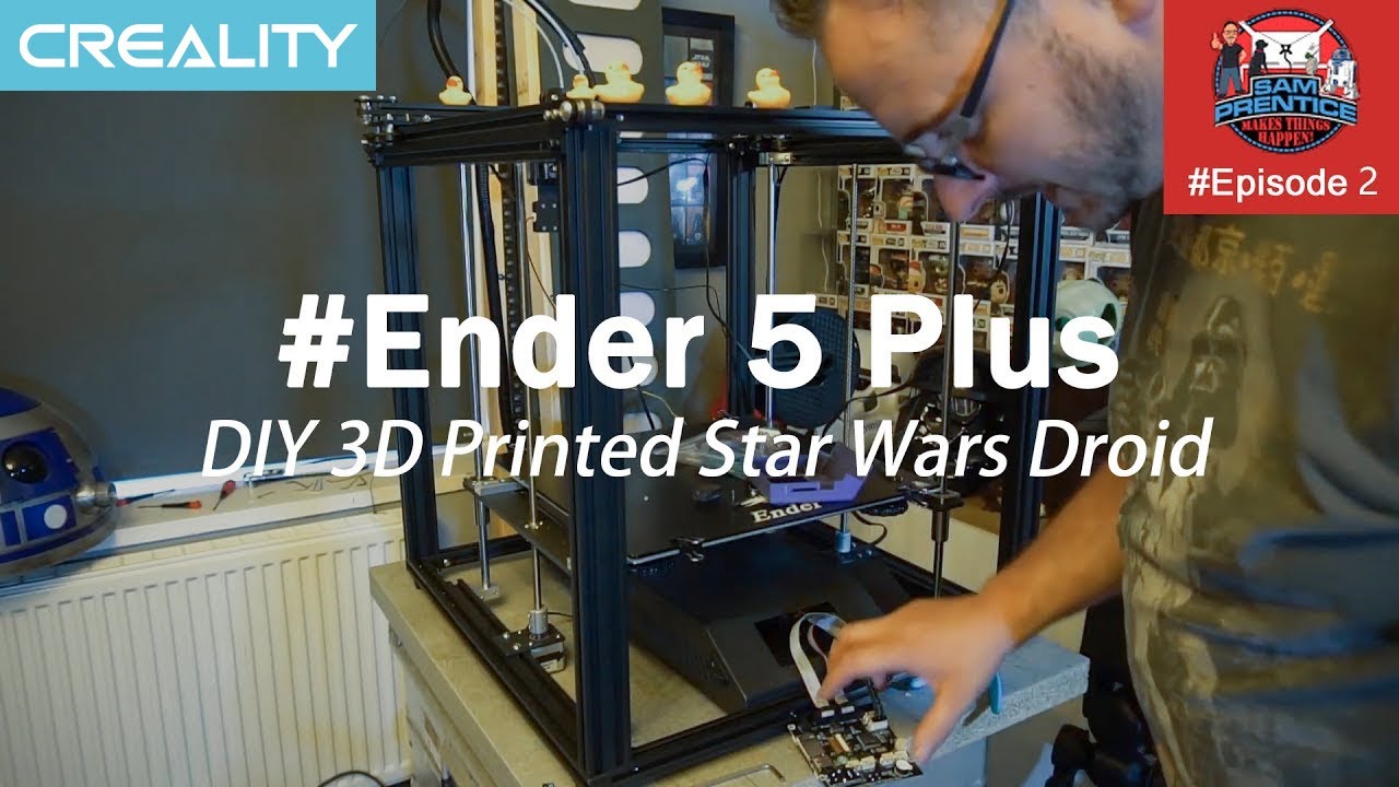 DIY 3D Printed Star Wars Droid R2-D2 Made by The Real Sam Prentice ...