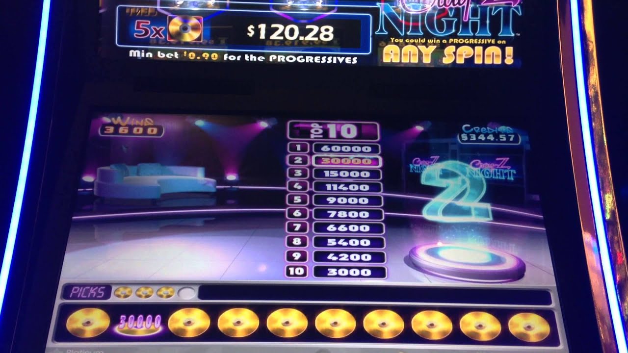 Cray z Night Slot Machine Bonus Huge Win Max Bet Jackpot Handpay - YouTube