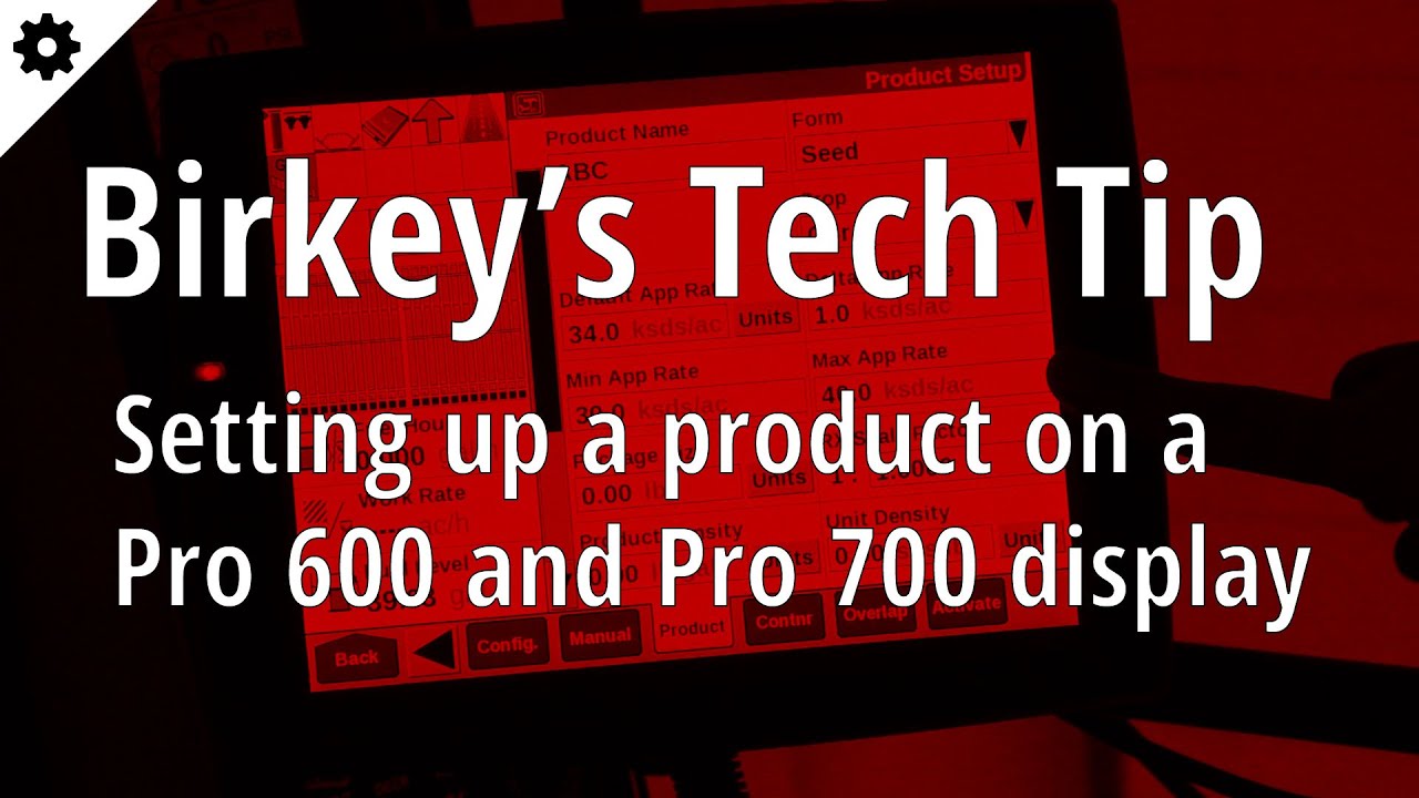 Birkey's Tech Tip: Creating a Product in the Pro 700 and Pro 600 ...
