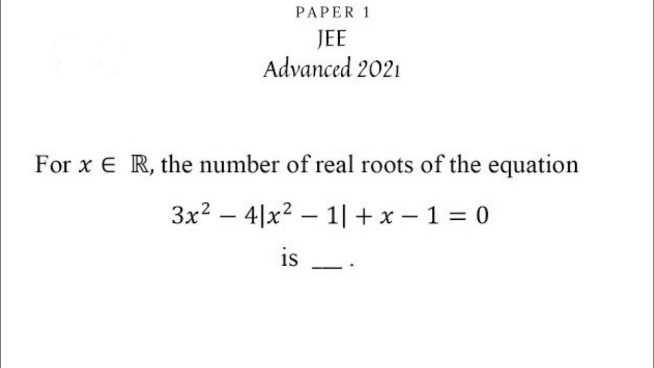 For X R The Number Of Real Roots Of The Equation YouTube for-x-r-the-number-of-real-roots-of-the-equation-youtube