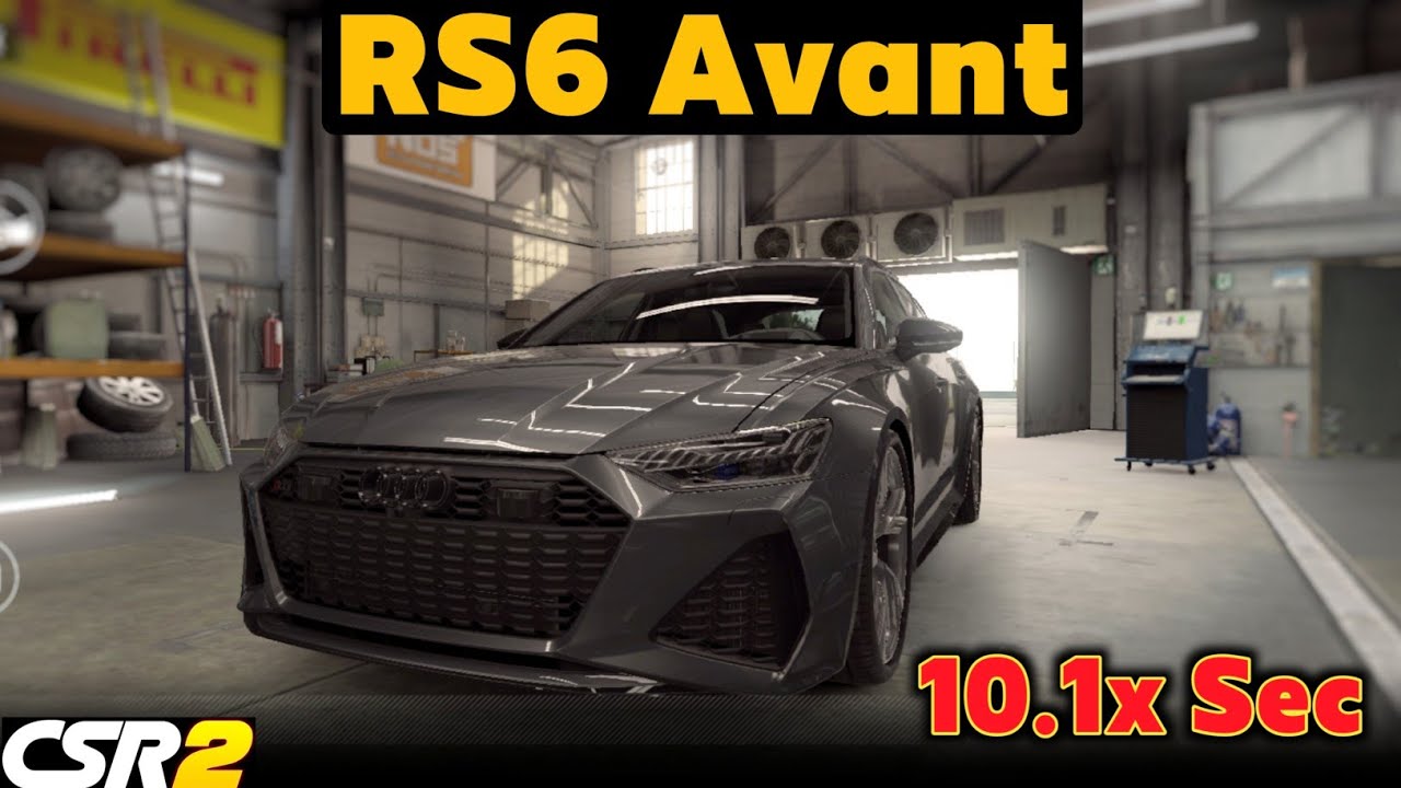CSR2 | RS6 Avant | Tune & Shift for (10.1x Sec) | Maxed Tune - YouTube