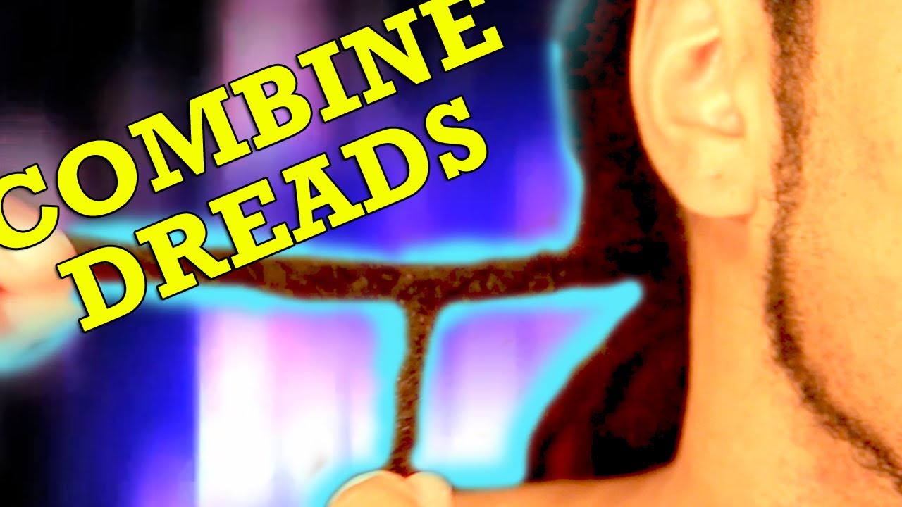 How-to Combine Dreadlocks [Using Latch/Crochet Hook] - YouTube