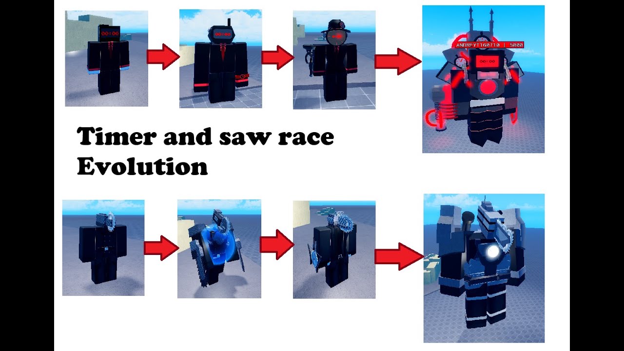 SBSD timer and sawblade race evolution - YouTube