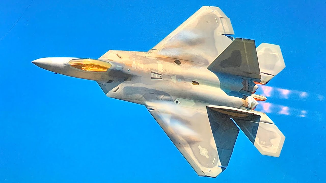 [4K] SUN ‘n FUN - F-22 Raptor Demo - YouTube