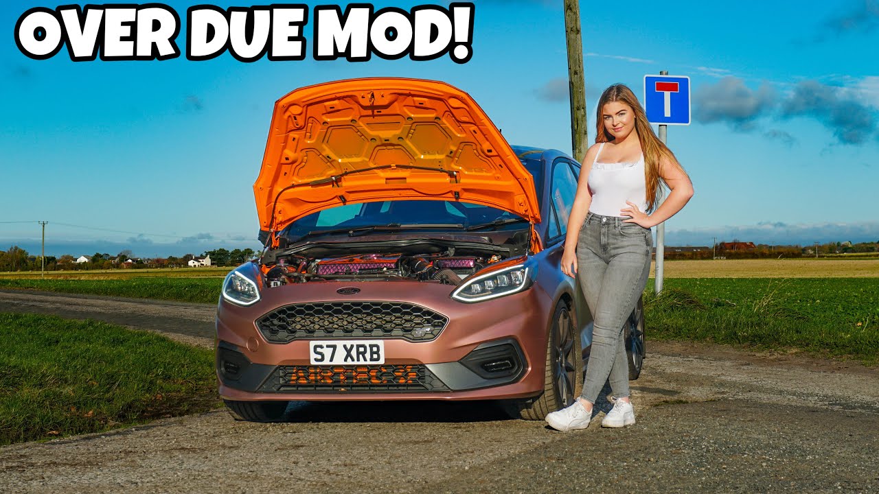 INSTALLING BONNET STRUTS TO MY MK8 FIESTA ST! | & Dipped Engine Bay ...