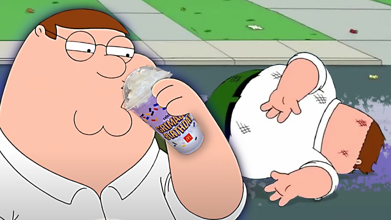Peter tries Grimace Shake - YouTube