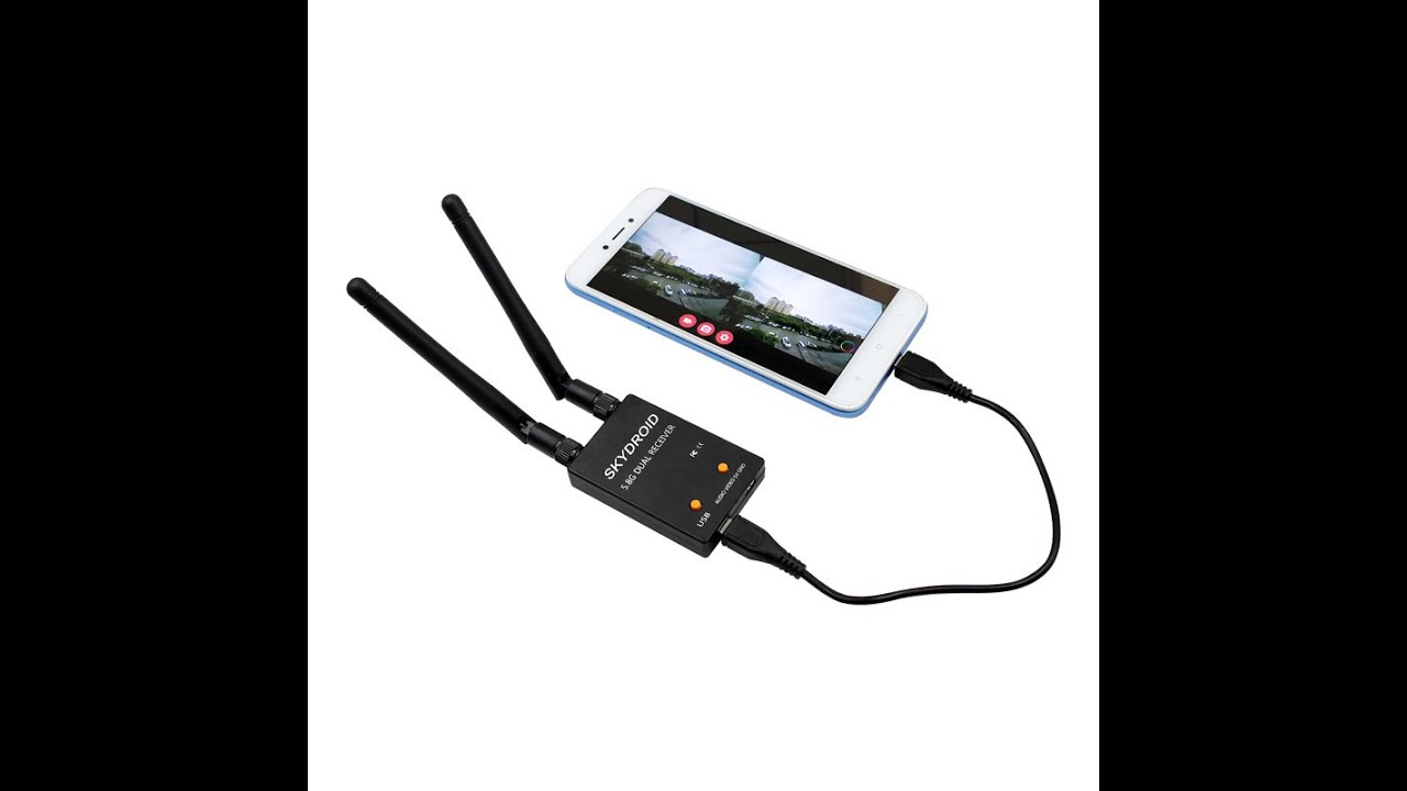 Skydroid 5.8Ghz 150CH True Diversity UVC OTG Smartphone FPV Receiver ...