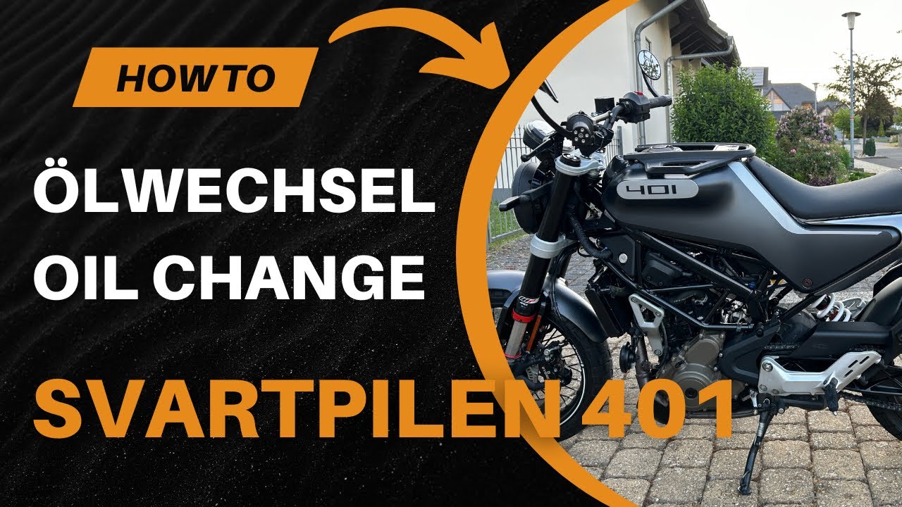 HOW TO - Oil Change Svartpilen Vitpilen 401 - Oil change - YouTube