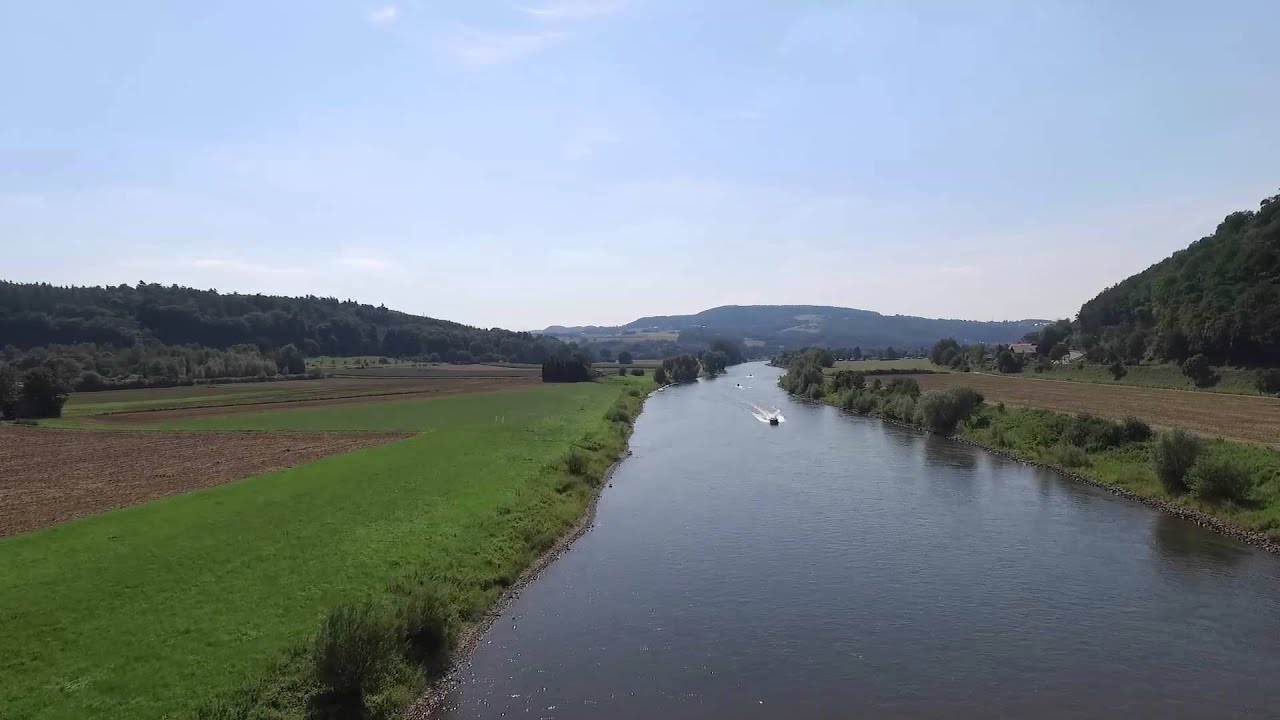 Weser bei Erder - YouTube