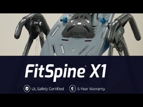 Teeter FitSpine X1 Inversion Table, Back Pain Relief Kit Review - YouTube