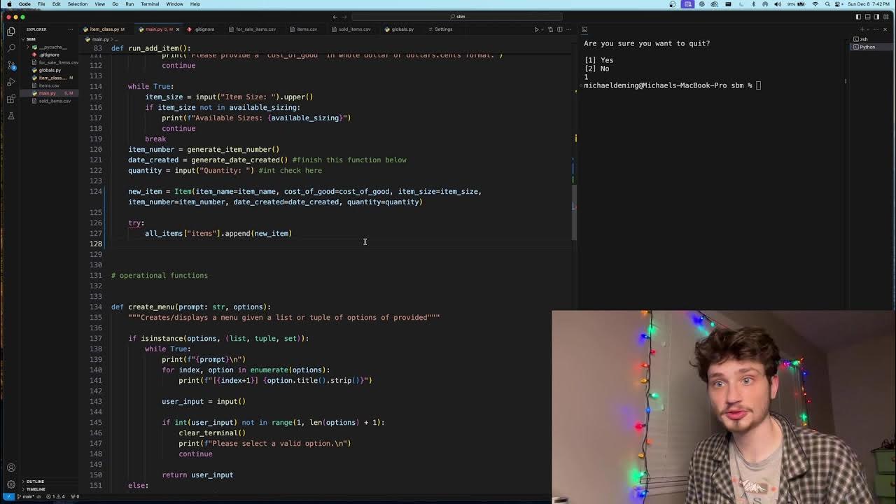 Teaching Myself Python LIVE 🔴 | Data Structures and Algorithms in Python + Project | 12-08-2024 ...