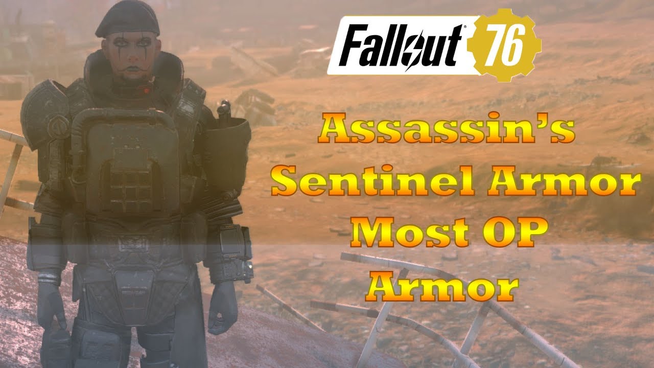 Fallout 76 Assassins Sentinel Armor Showcase (Best PVP Armor) - YouTube