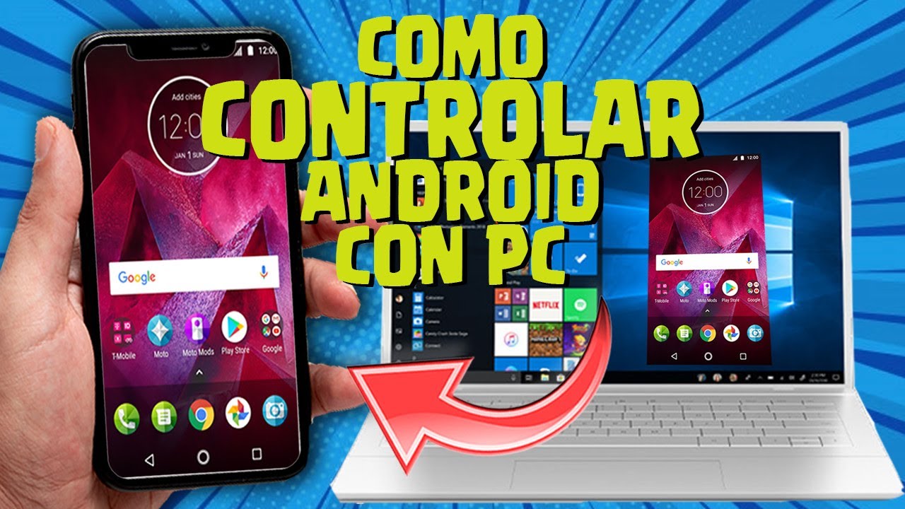 Como COMPARTIR PANTALLA de Android a PC Sin Cables | Controlar mi Celular desde mi Computadora ...