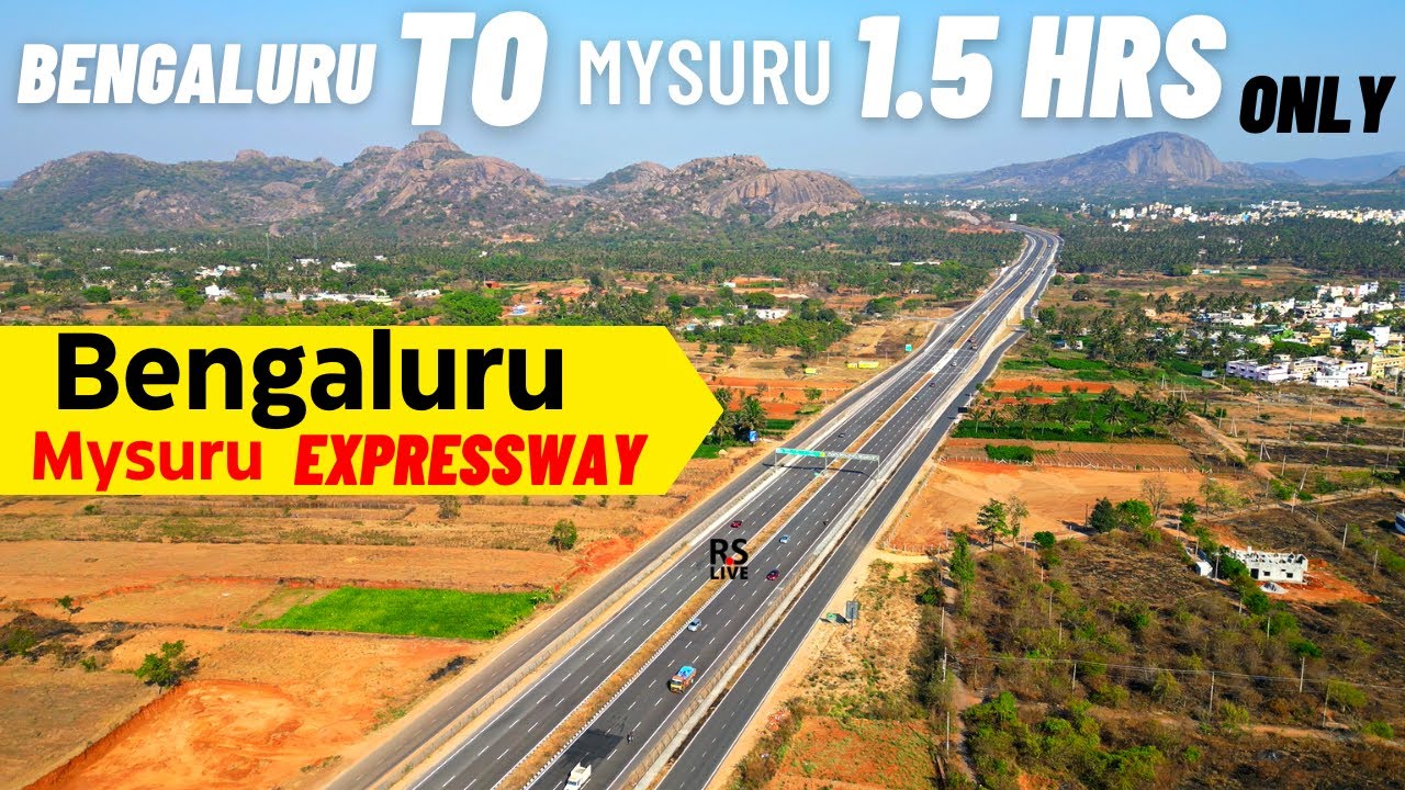 Bengaluru Mysuru Expressway | #rslive |#swarajya | 4K - YouTube