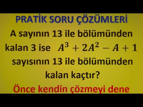 Bölme Bölünebilme Soru18; #TYT #DGS #KPSS