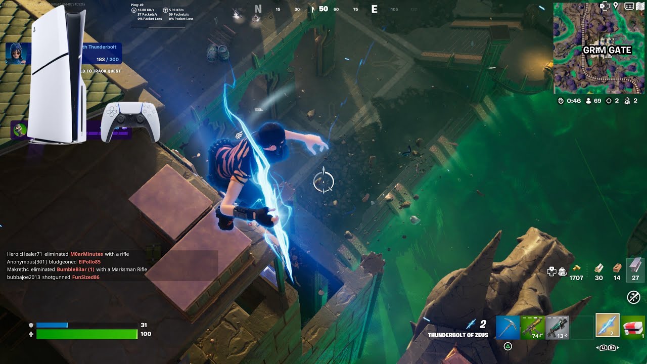 Fortnite Chapter 5 Season 2 Gameplay PS5 SLIM (4K 60FPS) - YouTube
