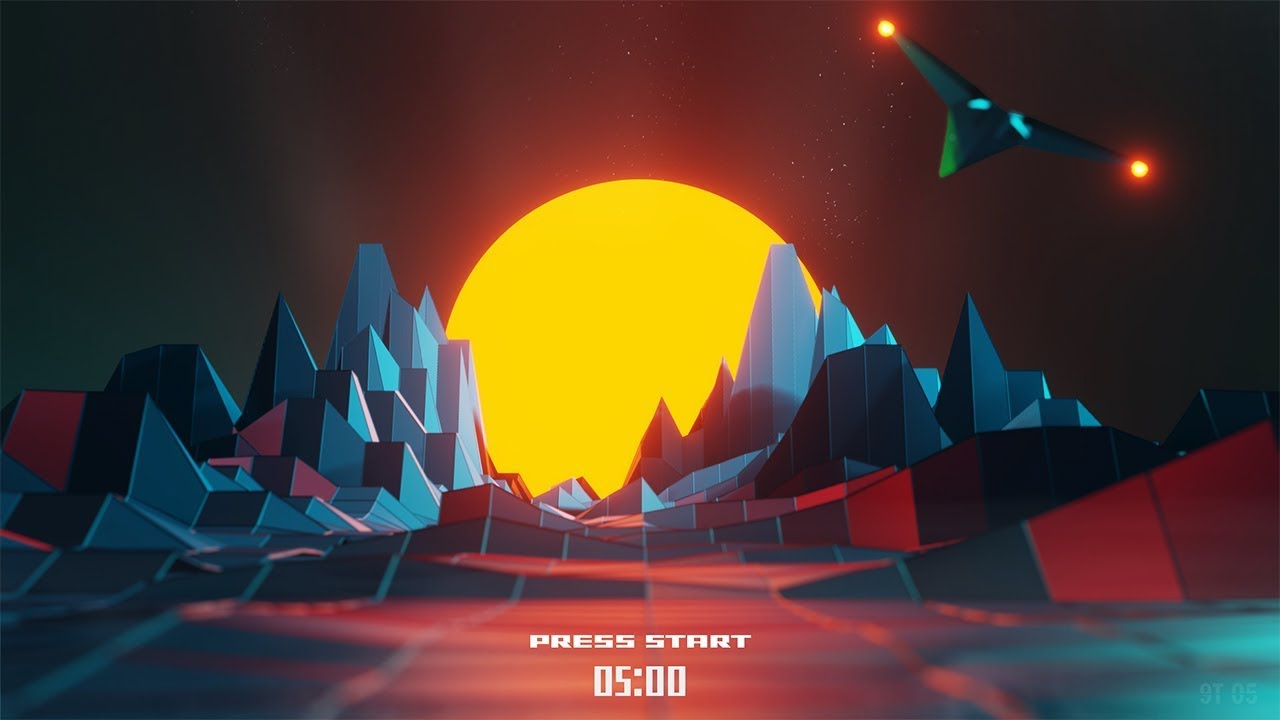 Retro 5 min Countdown - Live Stream Starting Soon 4K - YouTube