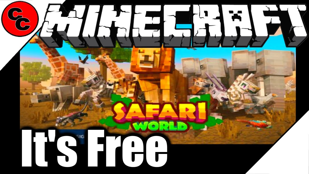 Minecraft: "Marketplace Showcase SAFARI WORLD and its free " - YouTube