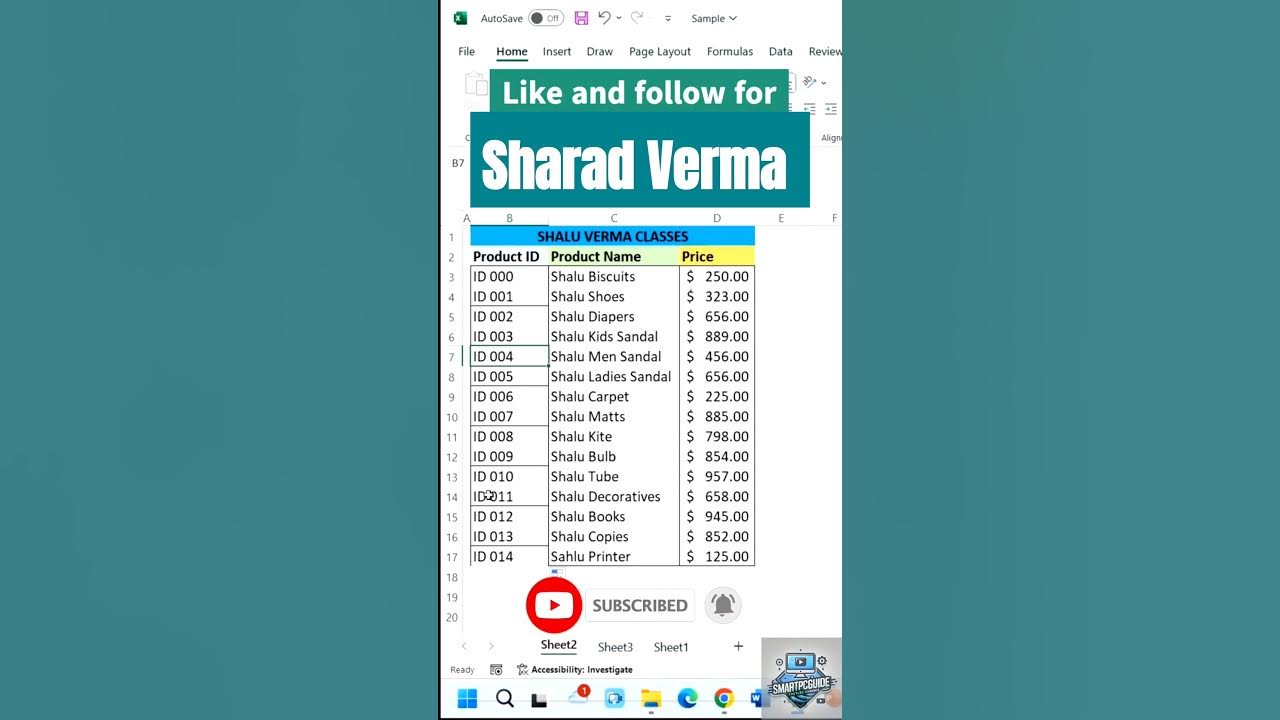 Numbering IDs Like a Pro || Microsoft Excel Tutorial #short #shorts #ytshorts #viralshort - YouTube