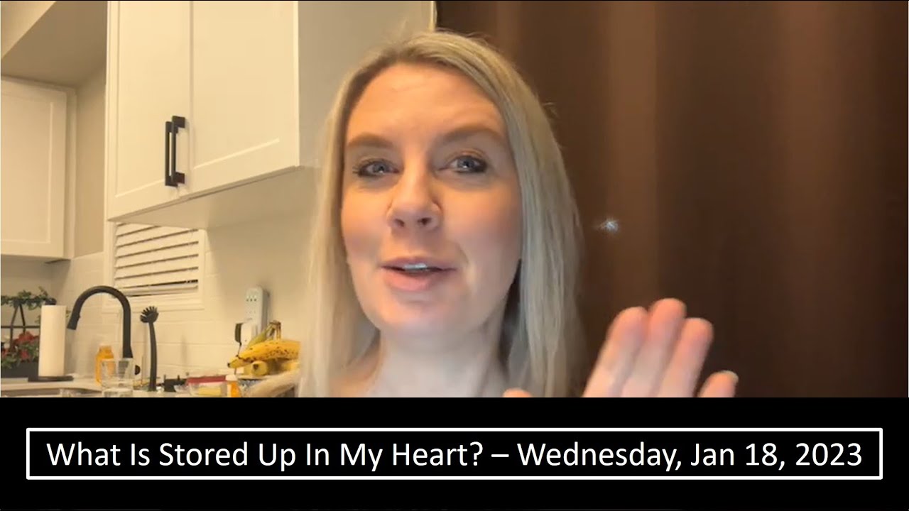 What is stored up in my heart | Daily Devotional with Pastor Jenn - YouTube