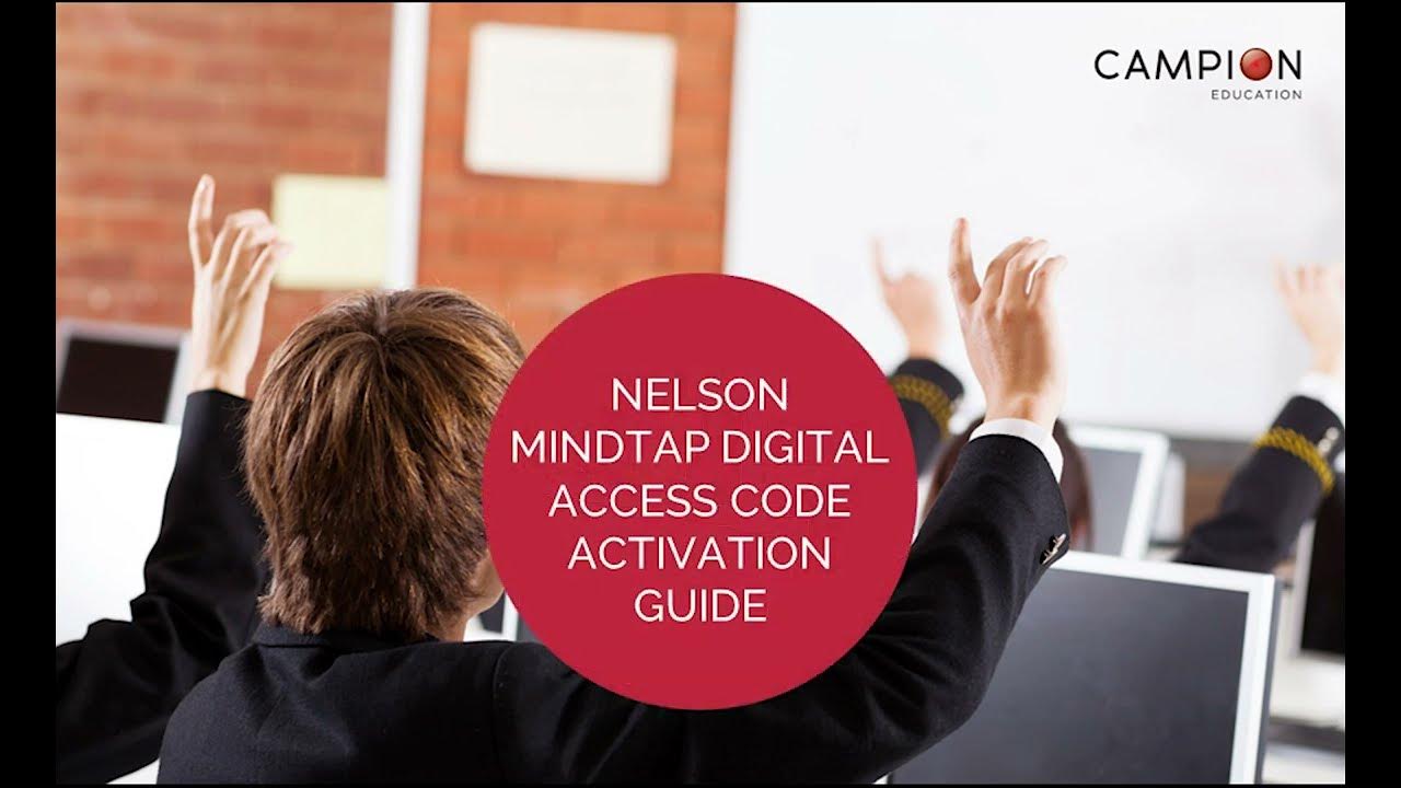 Nelson MindTap Digital Access Code Activation Guide - YouTube