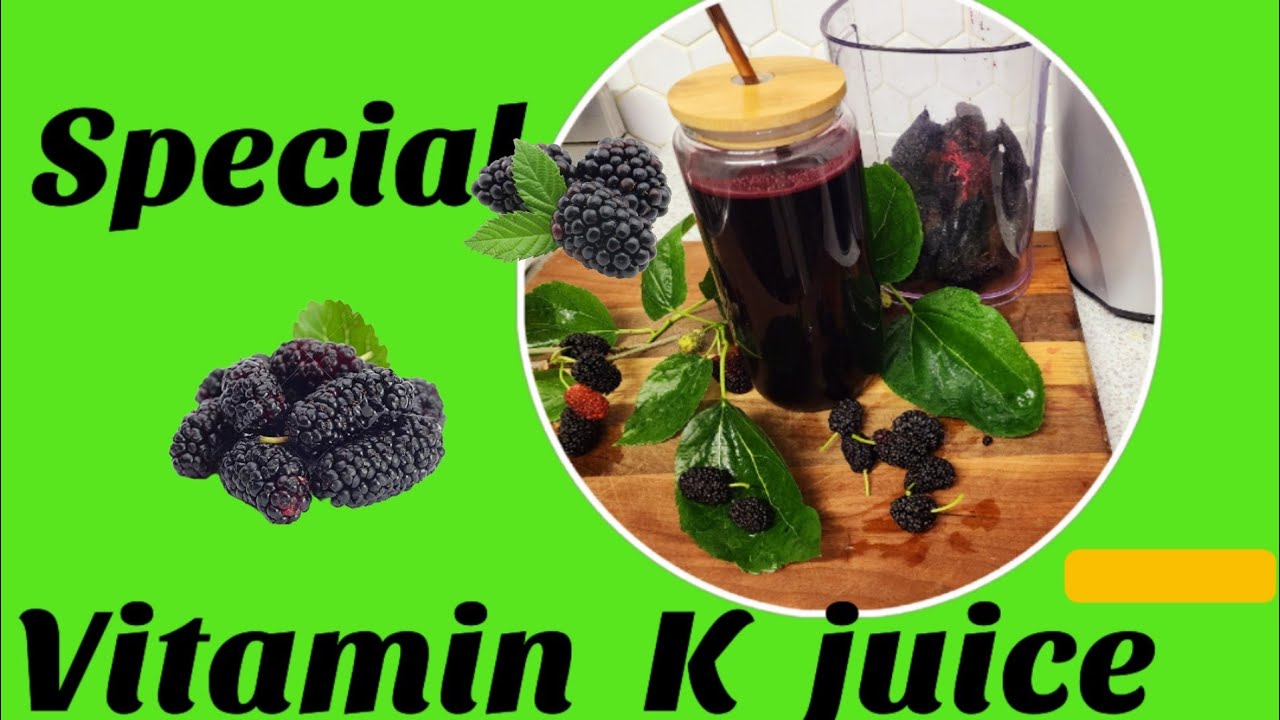 The Best Vitamin K Drink Recipe - YouTube