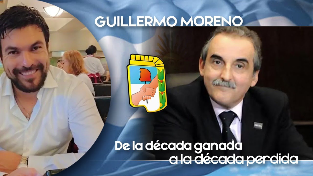 Guillermo Moreno: el político candidato a presidente con principios y ...