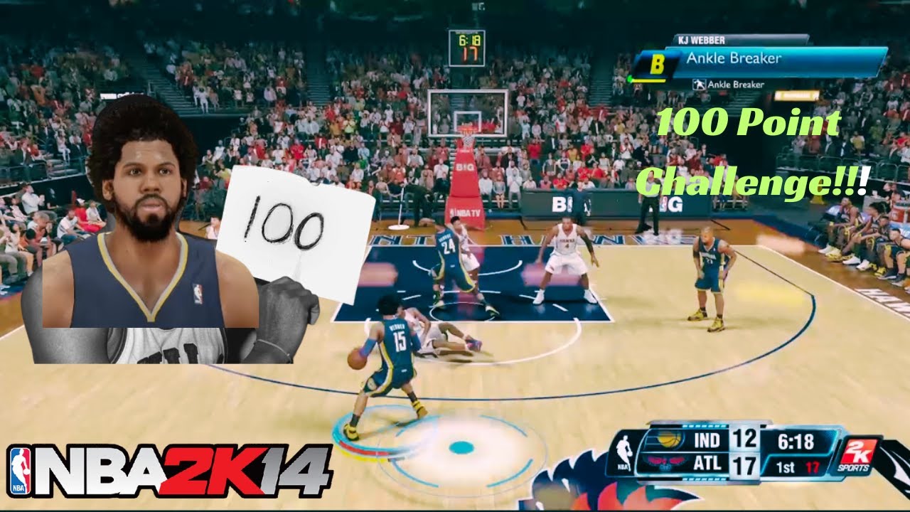 2K14 MYCAREER #6 100 POINT CHALLENGE!! I GOT INJURED?? - YouTube