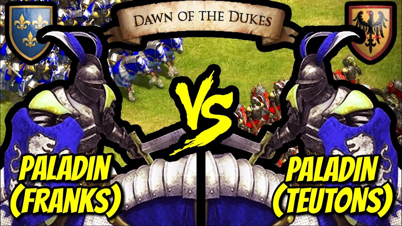 200 (Franks) Paladins vs 200 (Teutons) Paladins | AoE II: Definitive ...