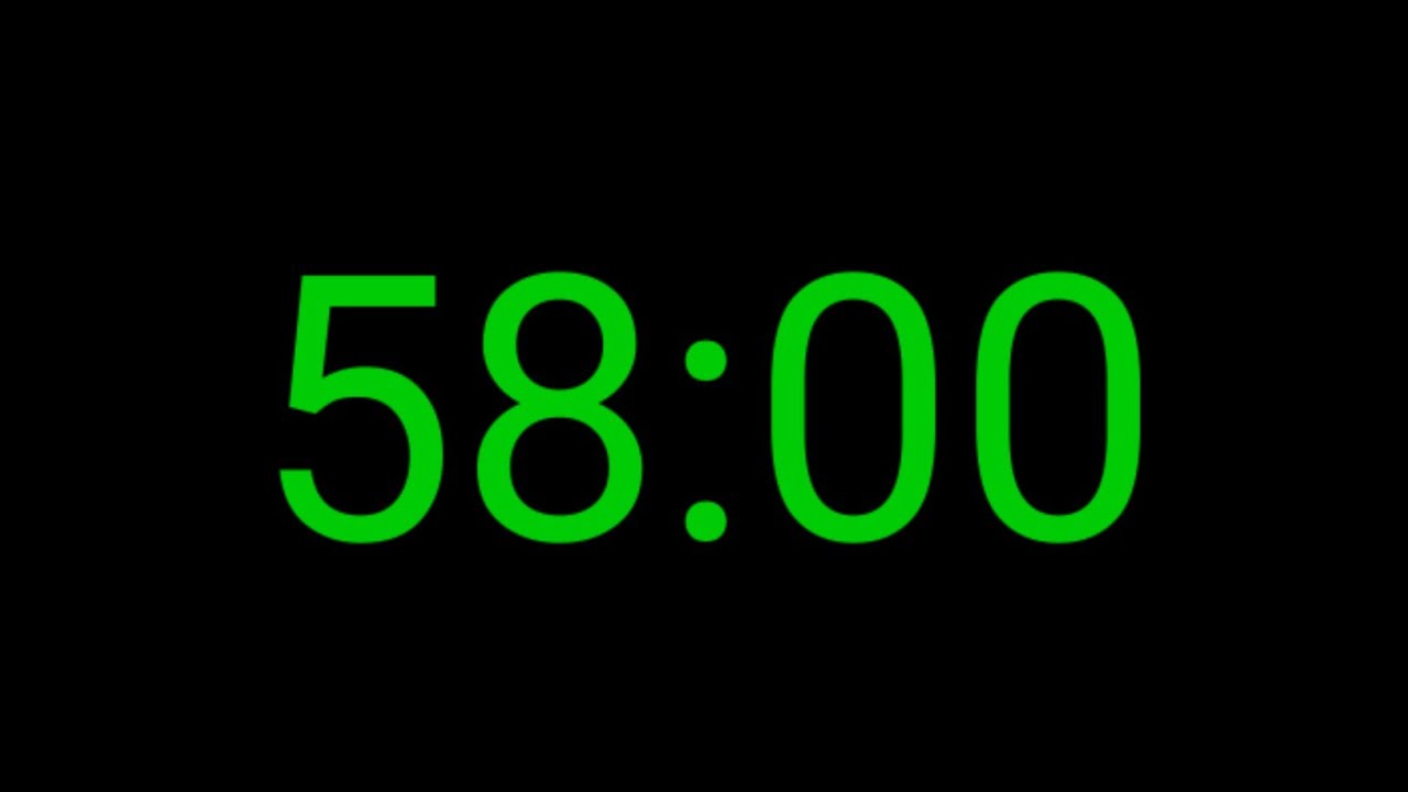 58 Minute Timer - YouTube