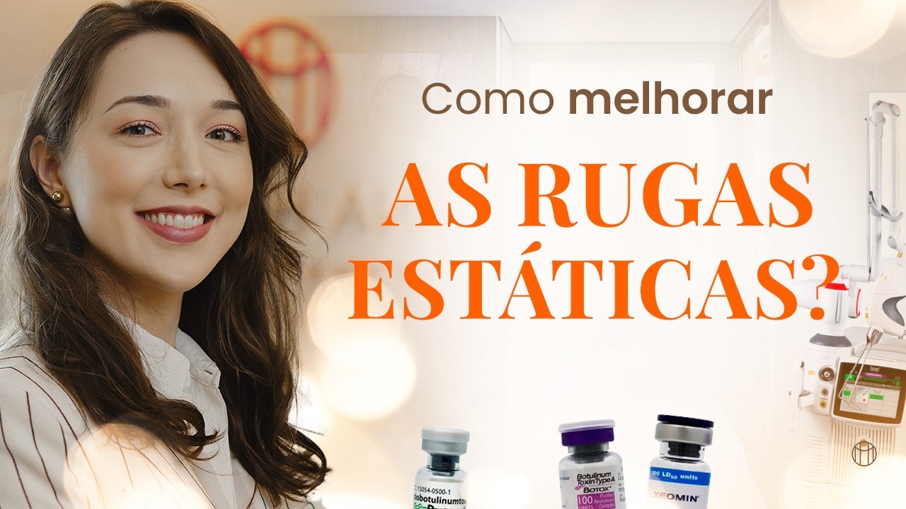Como TIRAR as RUGAS ESTÁTICAS do rosto - YouTube