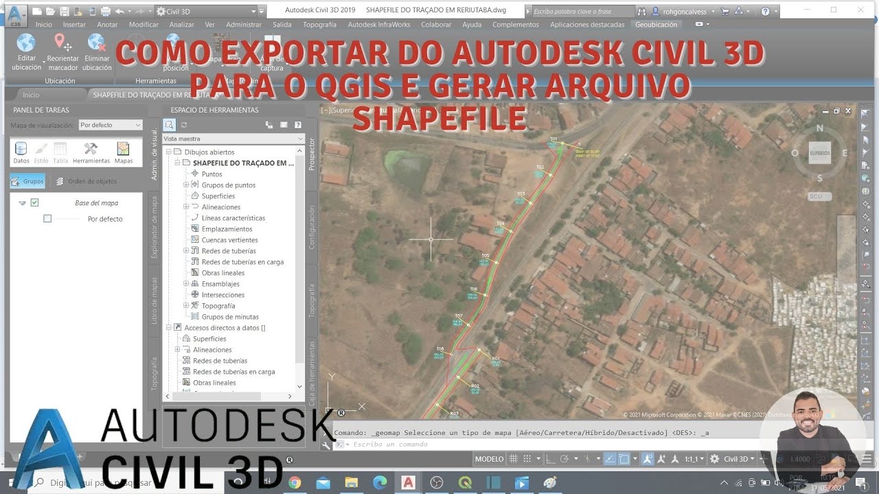 Como Exportar Do Civil 3D Para O QGIS E Gerar Arquivo ShapeFile SHP como-exportar-do-civil-3d-para-o-qgis-e-gerar-arquivo-shapefile-shp