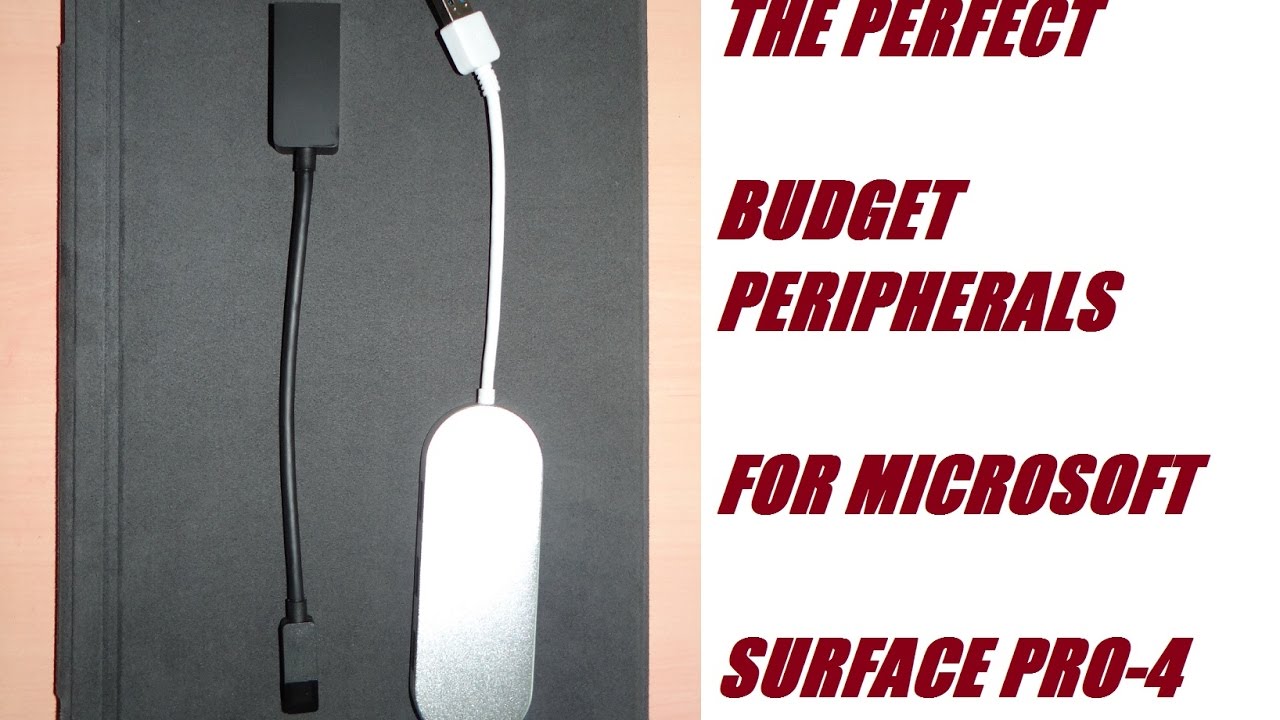 Perfect budget peripherals for Microsoft Surface Pro 4 - YouTube